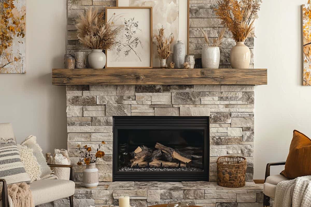 30 Stone Fireplaces That Make a Statement - Restore Decor & More
