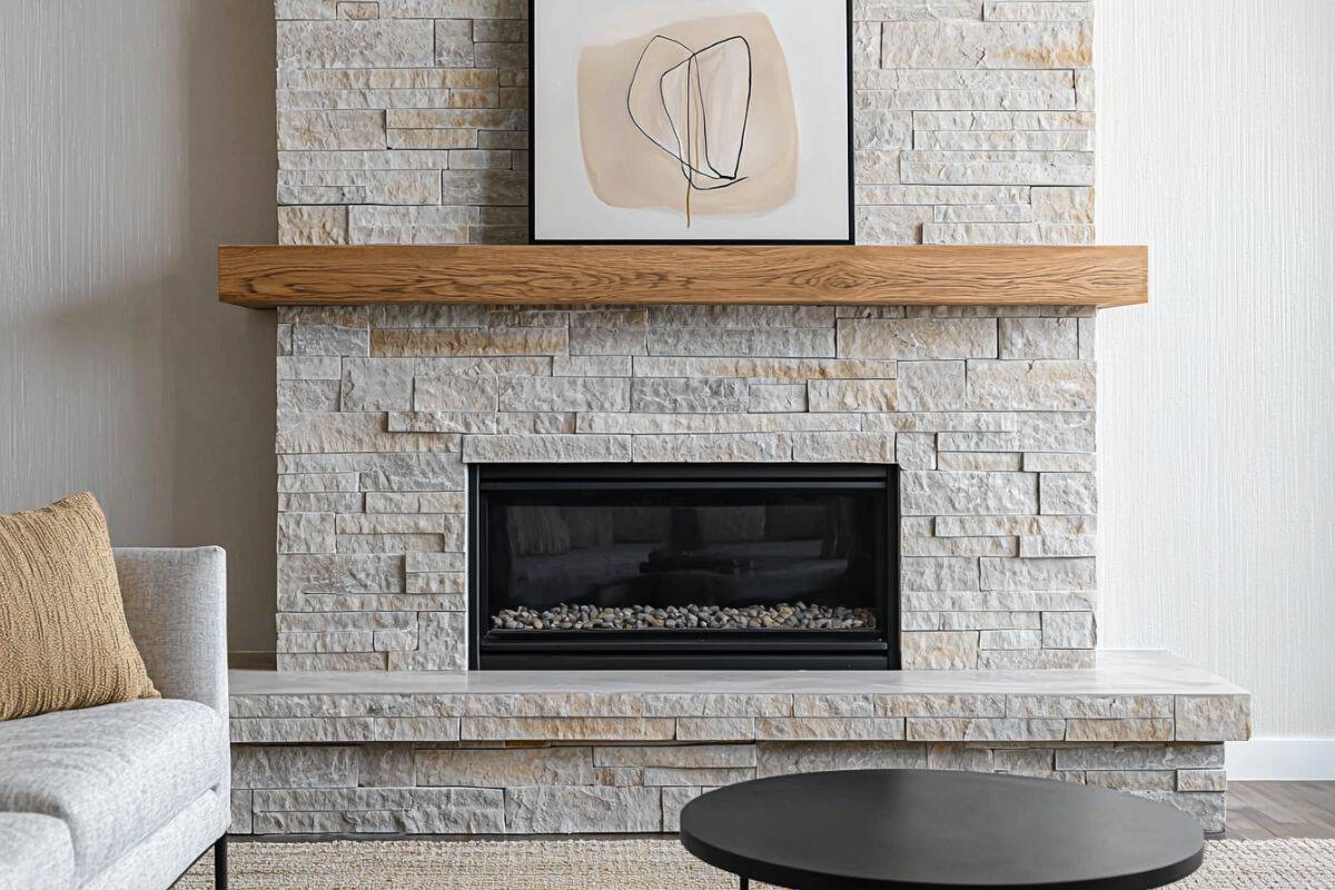 30 Stone Fireplaces That Make a Statement - Restore Decor & More
