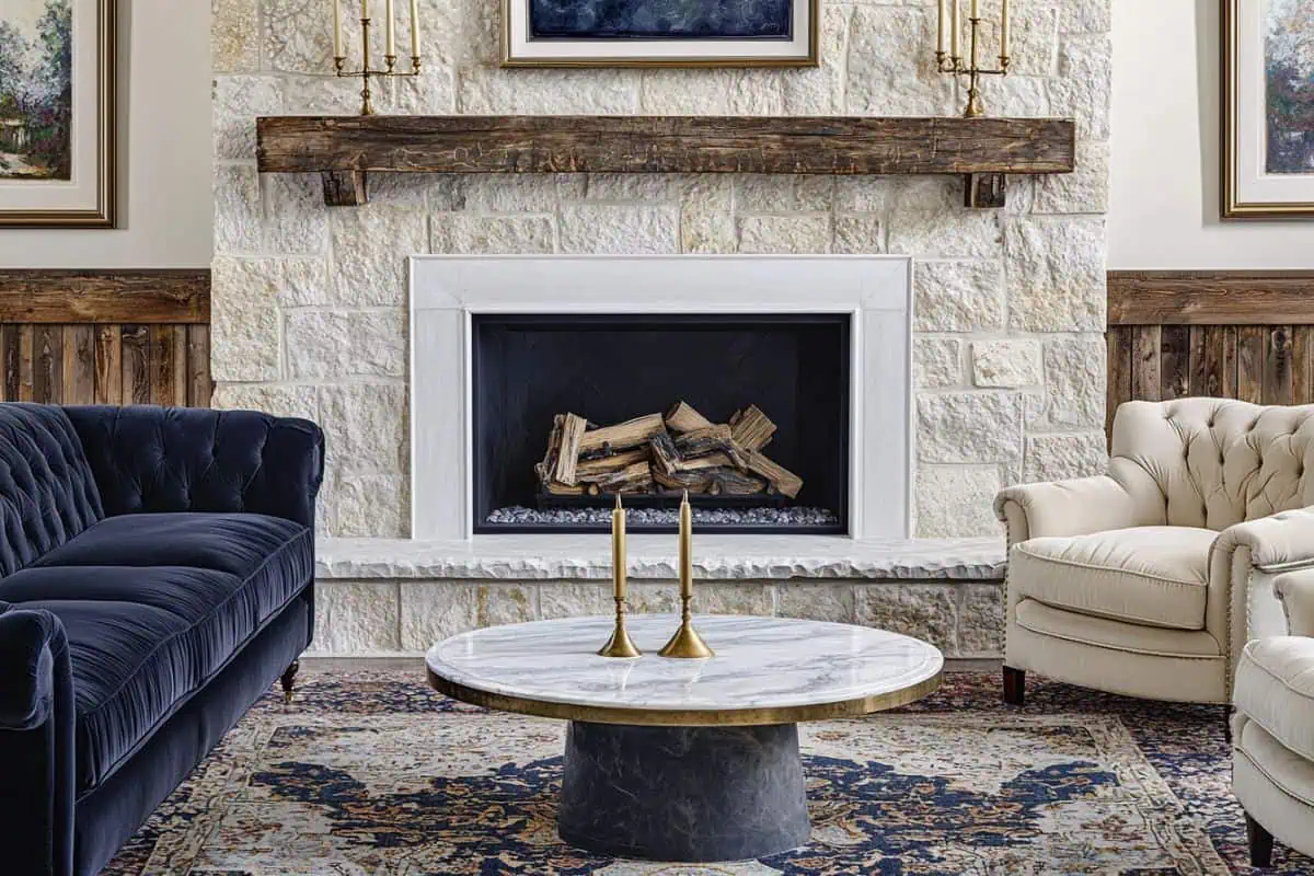 30 Stone Fireplaces That Make a Statement - Restore Decor & More