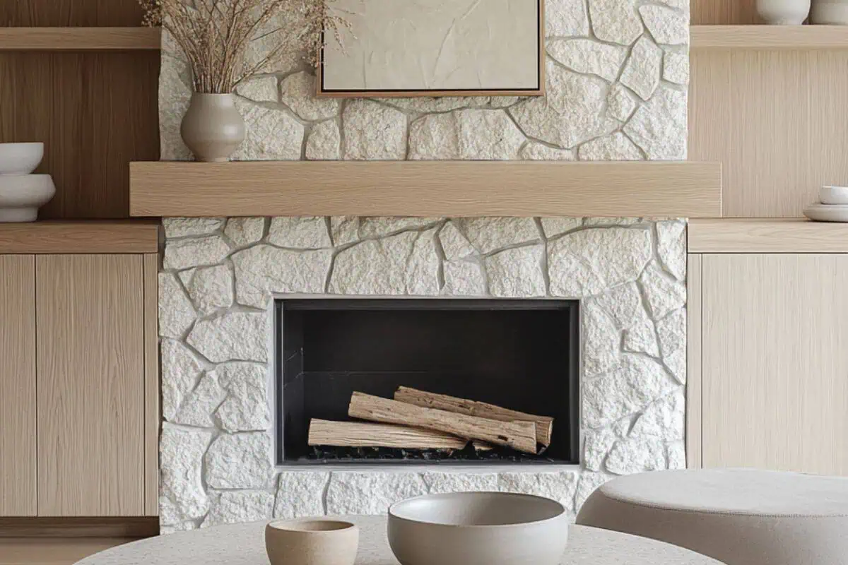 30 Stone Fireplaces That Make a Statement - Restore Decor & More