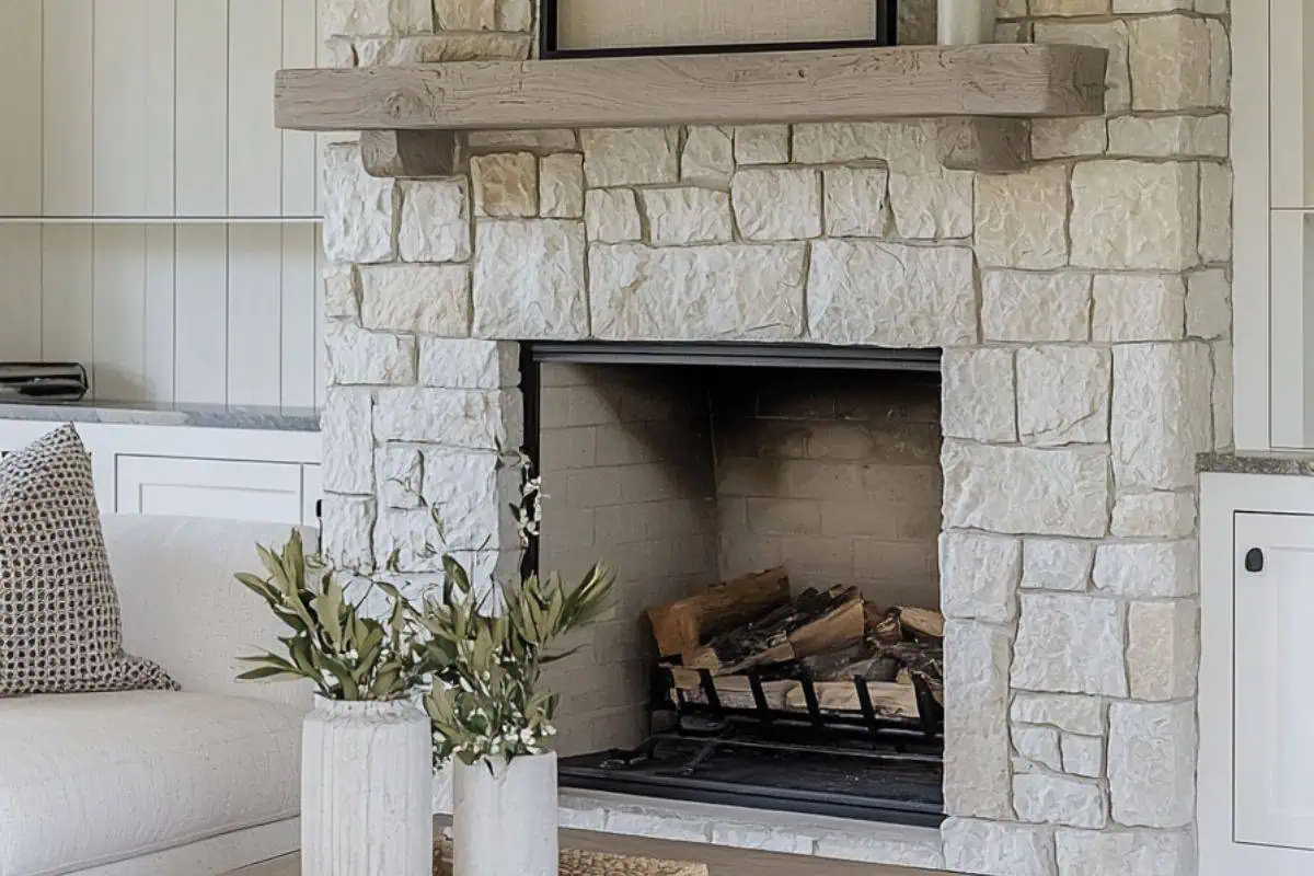 30 Stone Fireplaces That Make a Statement - Restore Decor & More