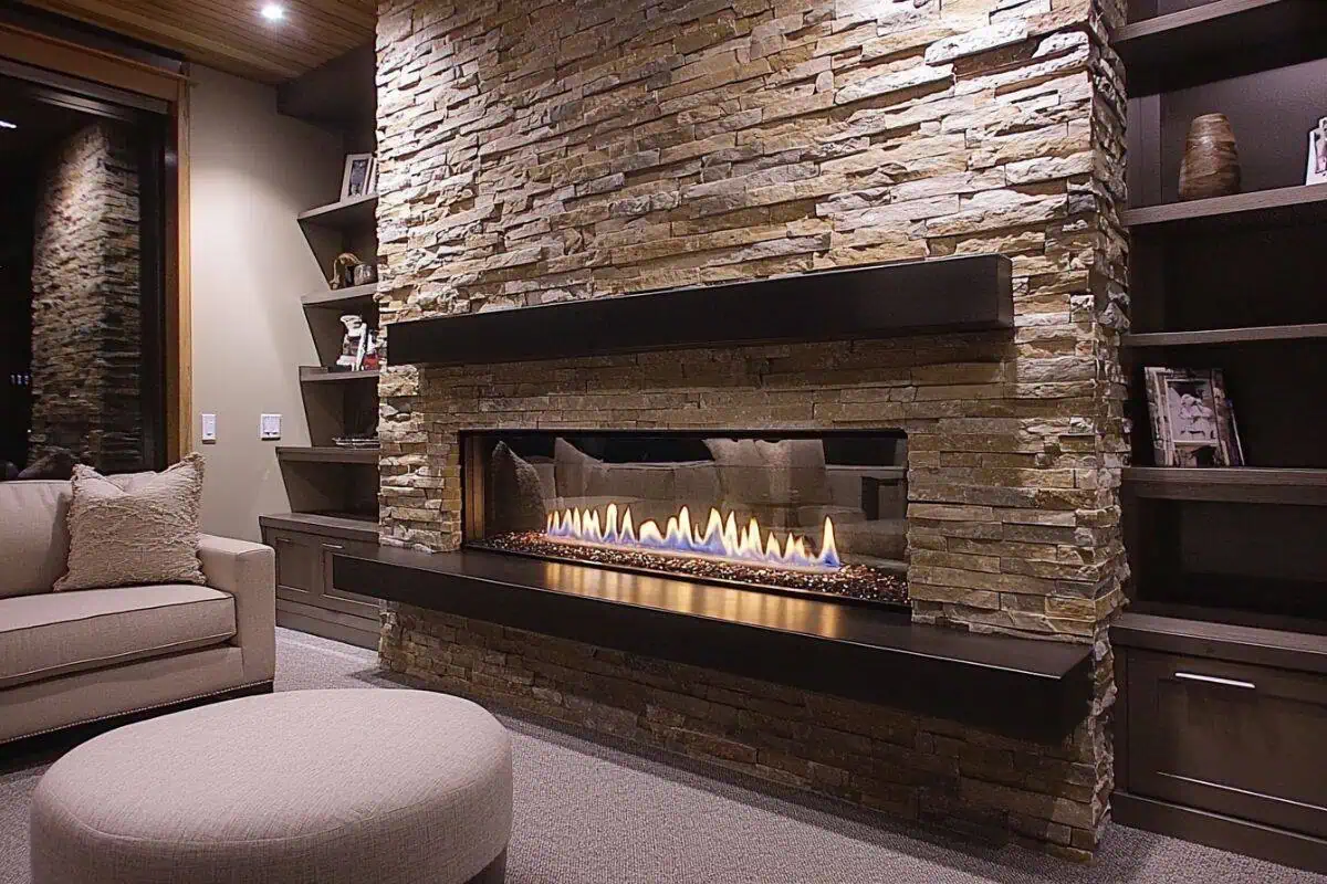 30 Stone Fireplaces That Make a Statement - Restore Decor & More