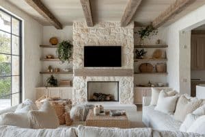 30 Stone Fireplaces That Make a Statement - Restore Decor & More