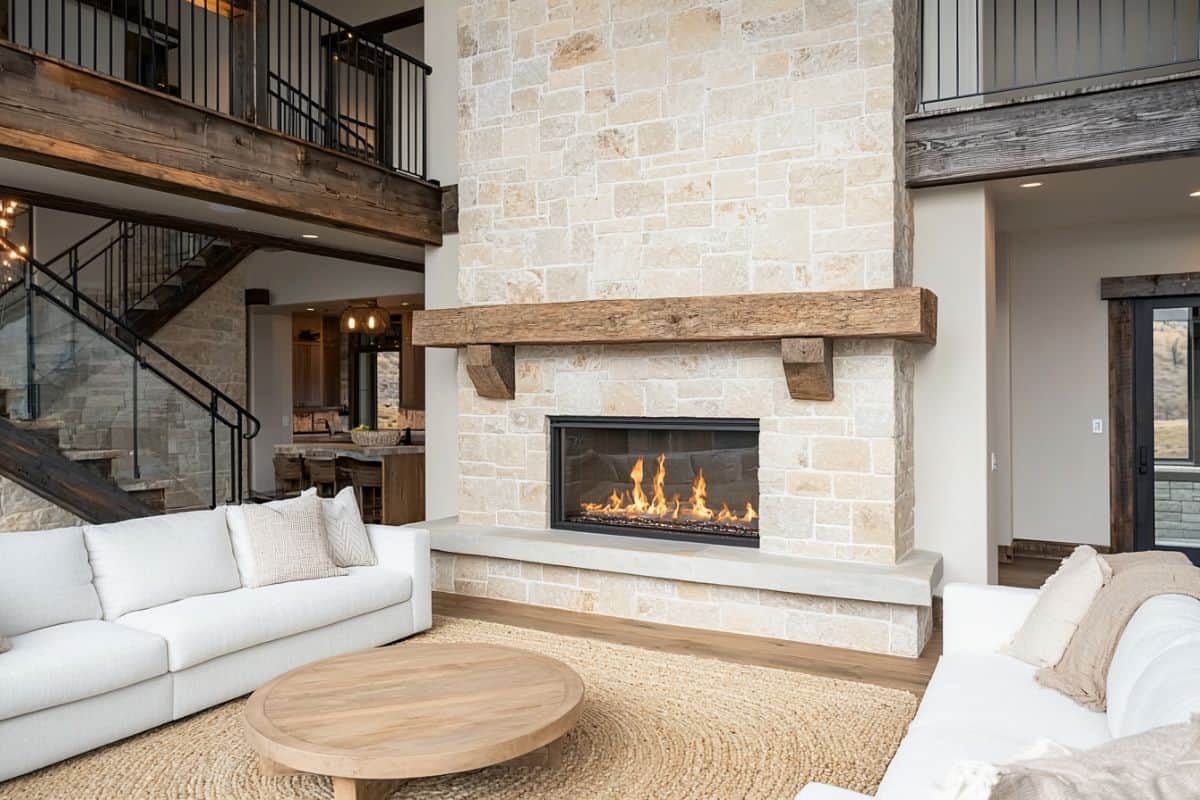 30 Stone Fireplaces That Make a Statement - Restore Decor & More