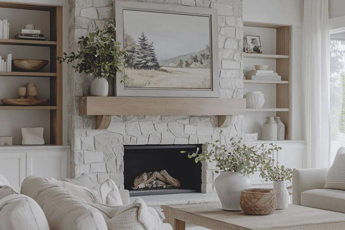 30 Stone Fireplaces That Make a Statement - Restore Decor & More