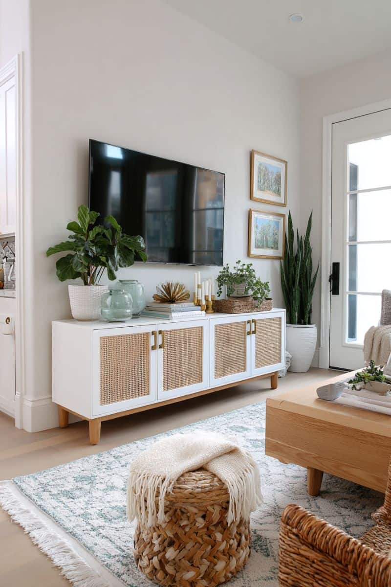 TV Stands Don’t Have to Be Boring — Here’s How to Style Yours Like a ...
