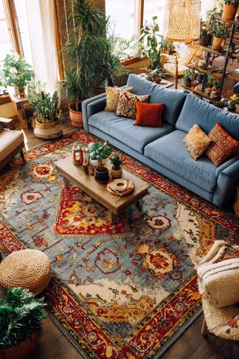 50+ Boho Living Room Ideas You’ll Want to Steal Right Now - Restore ...