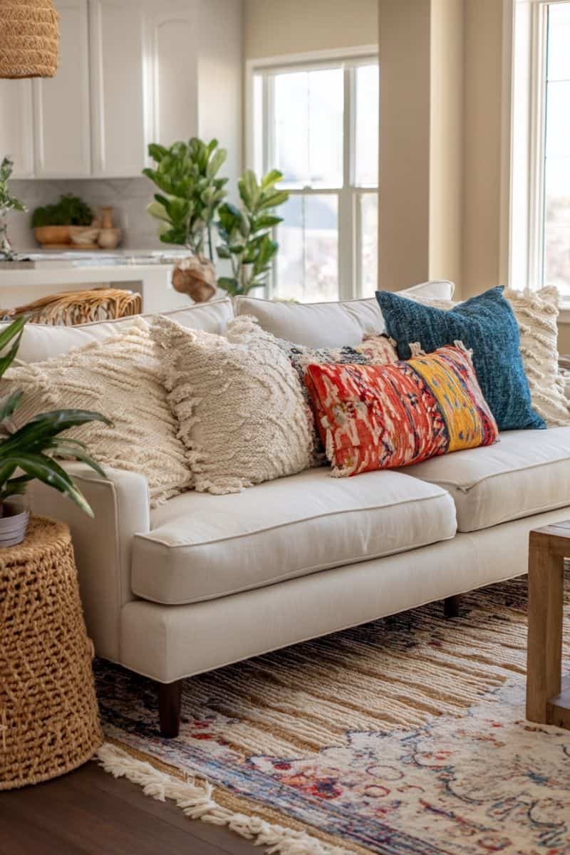 50+ Boho Living Room Ideas You’ll Want to Steal Right Now - Restore ...