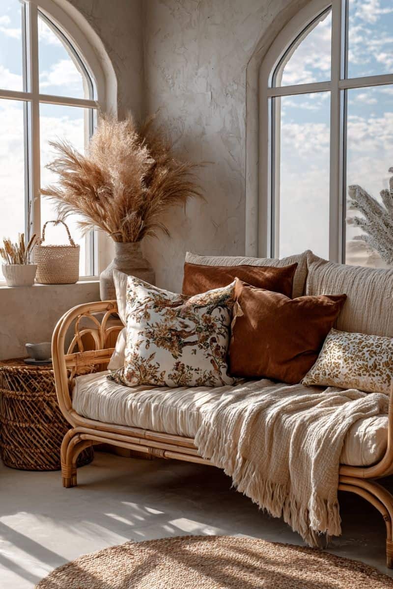 50+ Boho Living Room Ideas You’ll Want to Steal Right Now - Restore ...