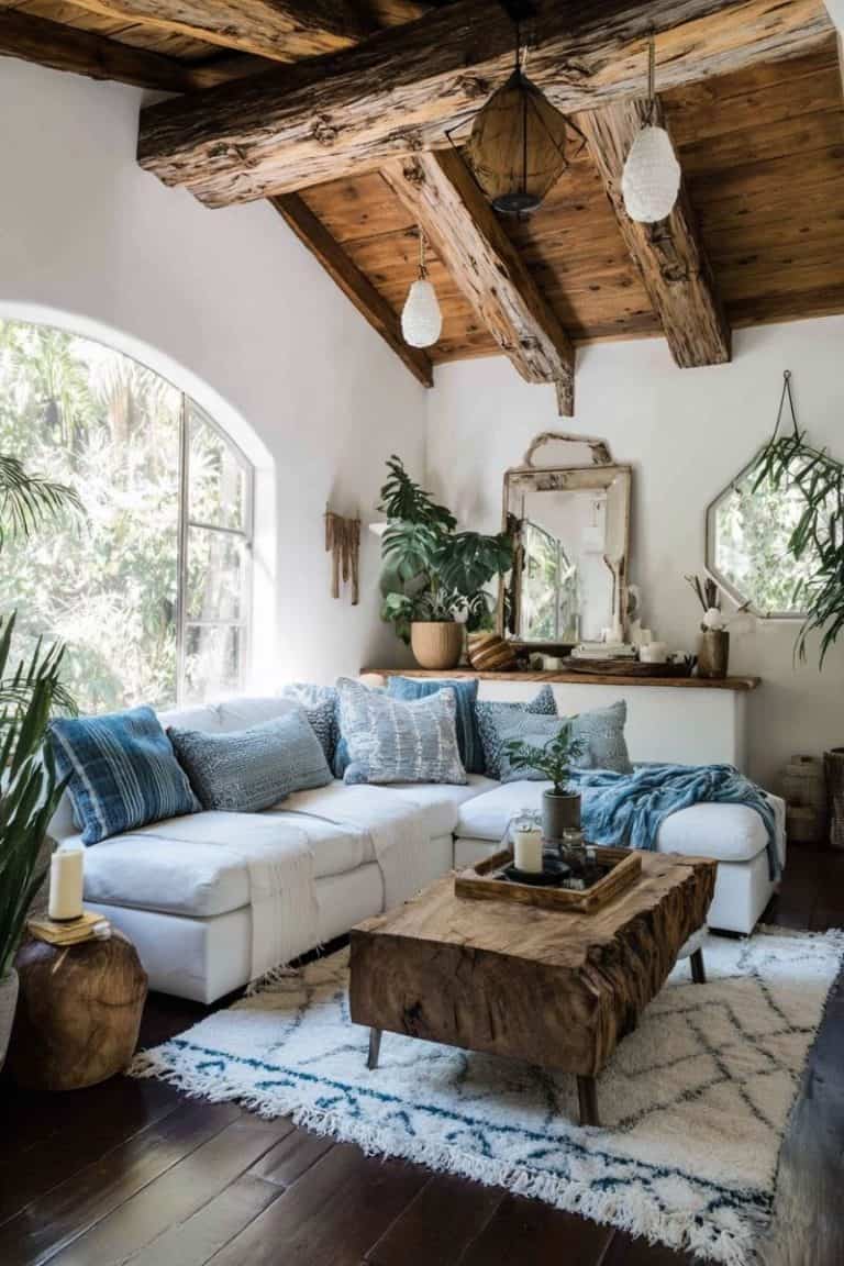 50+ Boho Living Room Ideas You’ll Want to Steal Right Now - Restore ...