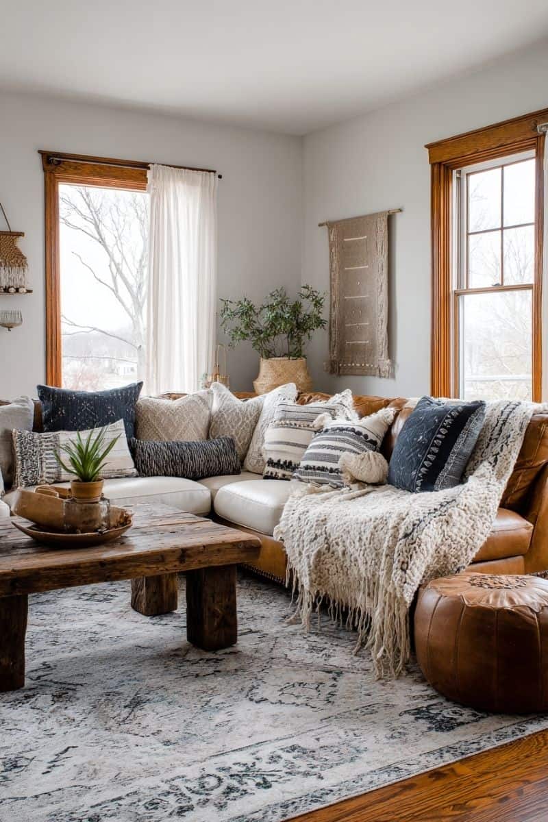 50+ Boho Living Room Ideas You’ll Want to Steal Right Now - Restore ...