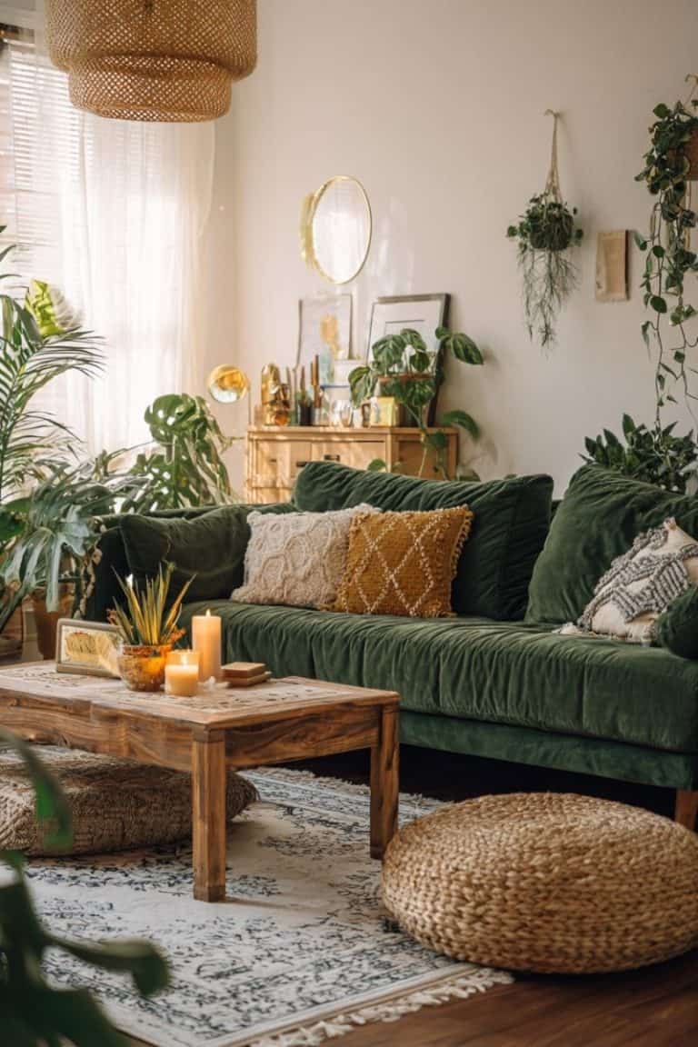 50+ Boho Living Room Ideas You’ll Want to Steal Right Now - Restore ...