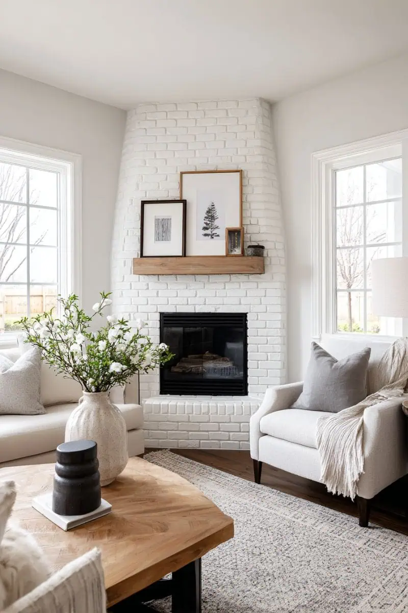 Corner Fireplaces Are Back — 30 Beautiful Ways to Style Yours ...