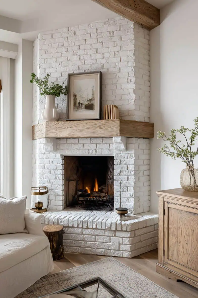 Corner Fireplaces Are Back — 30 Beautiful Ways to Style Yours ...