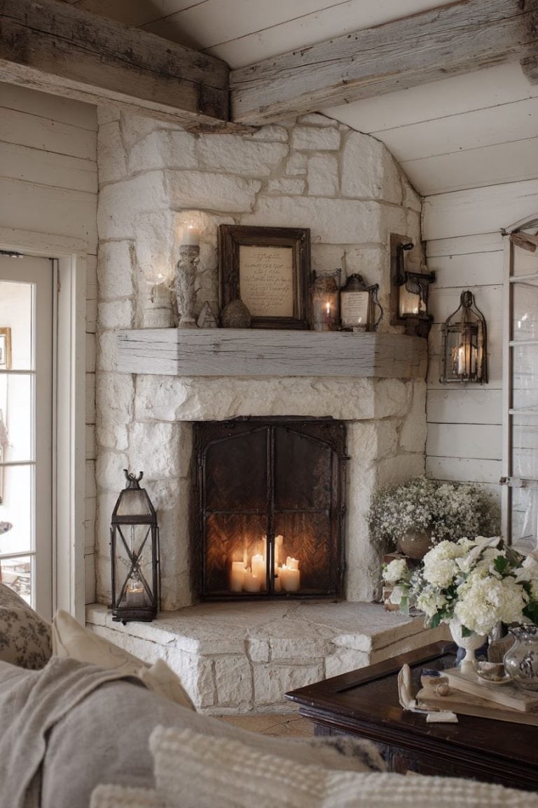 Corner Fireplaces Are Back — 30 Beautiful Ways to Style Yours ...