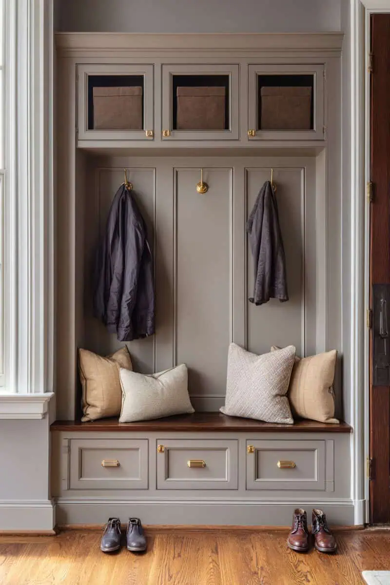 30 Stunning Hall Tree Entryways That Combine Style & Function - Restore ...
