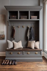 30 Stunning Hall Tree Entryways That Combine Style & Function - Restore ...