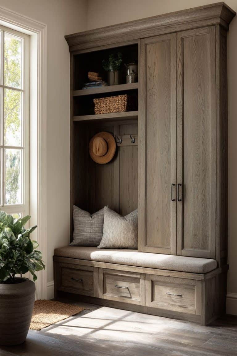 30 Stunning Hall Tree Entryways That Combine Style & Function - Restore ...
