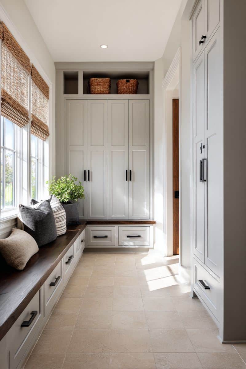 30 Stunning Hall Tree Entryways That Combine Style & Function - Restore ...