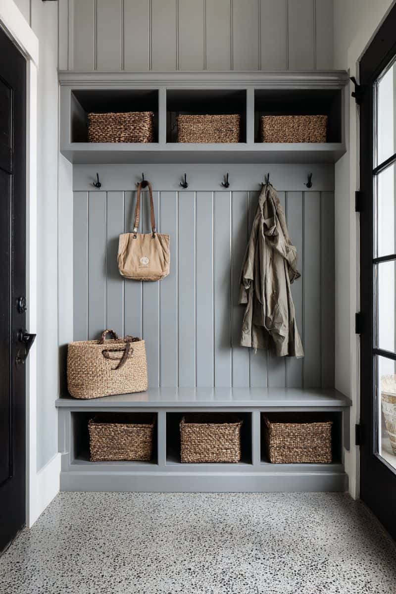 30 Stunning Hall Tree Entryways That Combine Style & Function - Restore ...