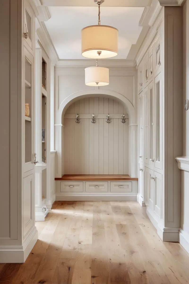 30 Stunning Hall Tree Entryways That Combine Style & Function - Restore ...