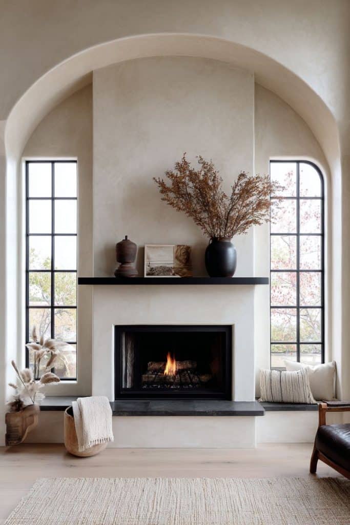 20 Gorgeous Plaster Fireplaces That Transform Any Living Room - Restore ...