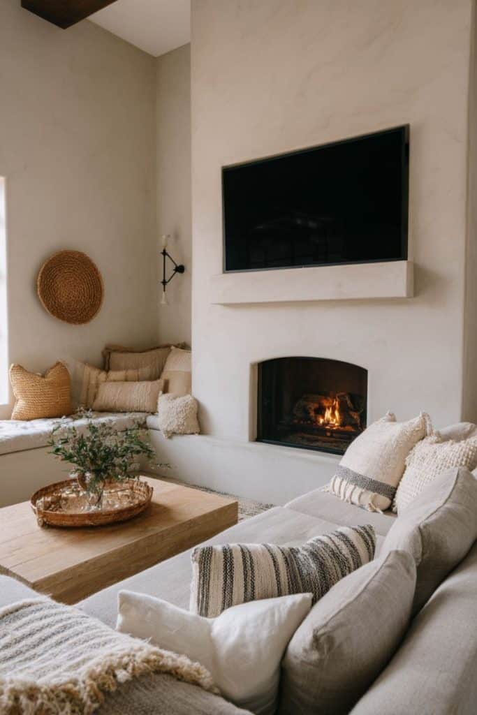 20 Gorgeous Plaster Fireplaces That Transform Any Living Room - Restore ...
