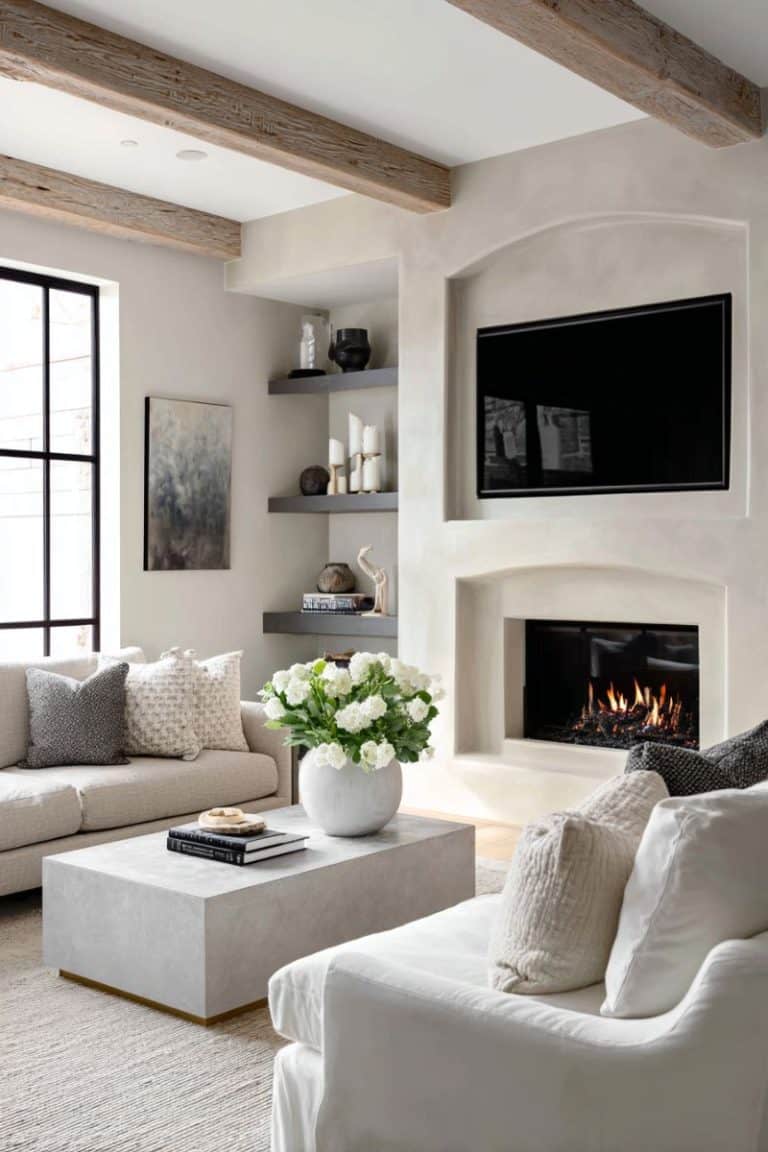 20 Gorgeous Plaster Fireplaces That Transform Any Living Room - Restore ...