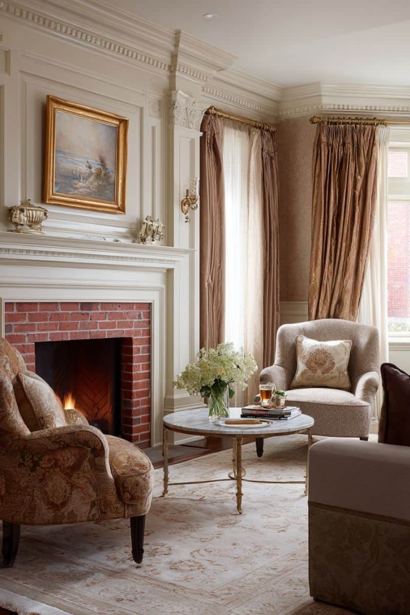 30 Stunning Red Brick Fireplaces That Prove This Classic Look Never ...