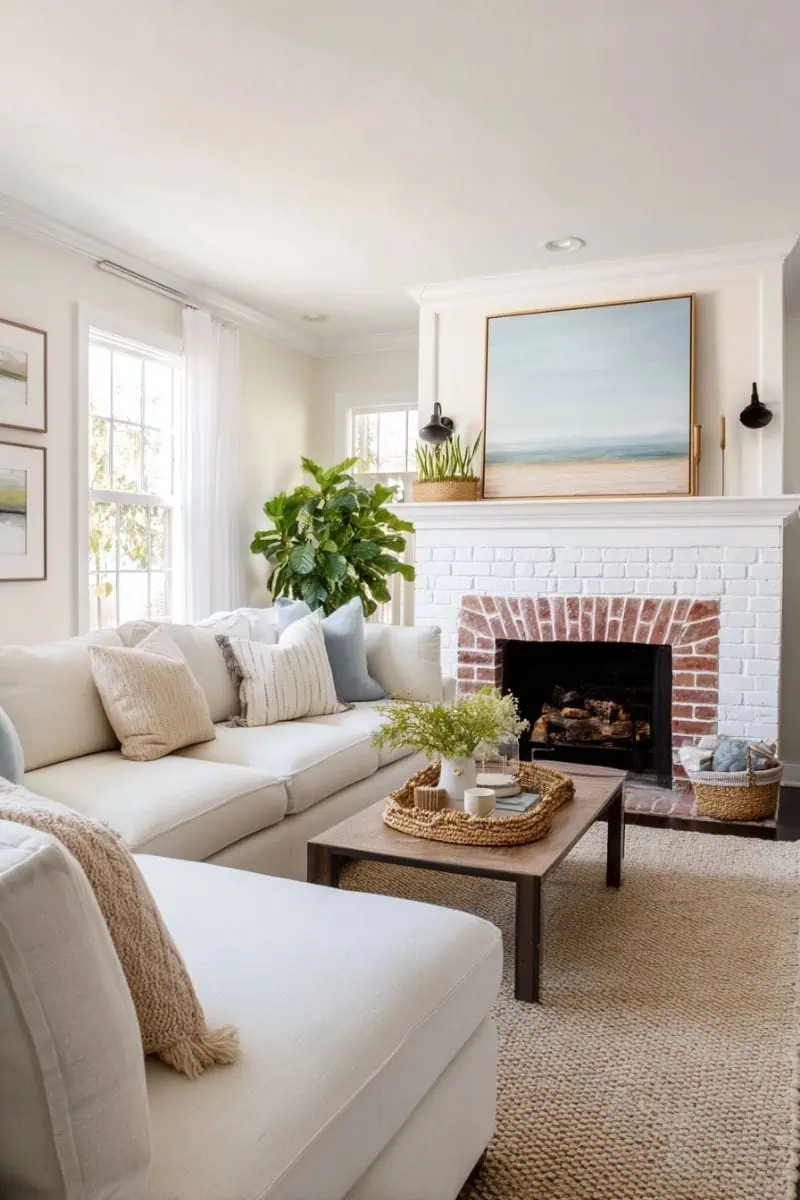 30 Stunning Red Brick Fireplaces That Prove This Classic Look Never ...