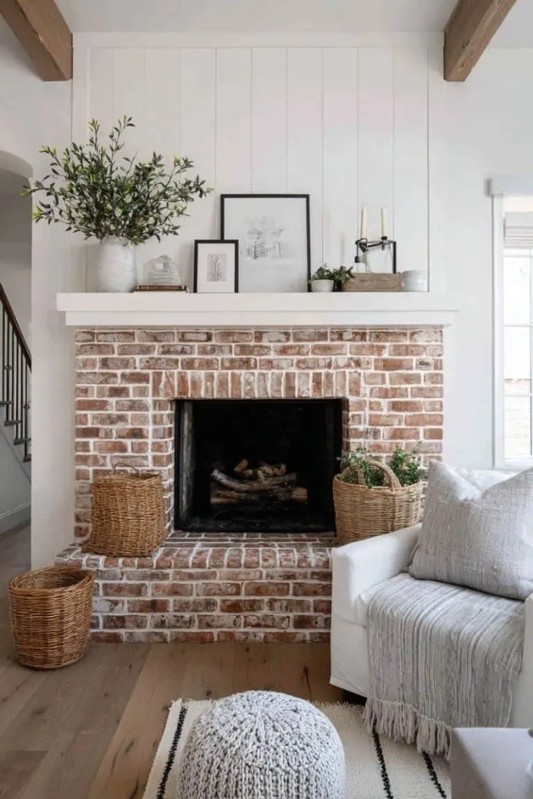 30 Stunning Red Brick Fireplaces That Prove This Classic Look Never ...