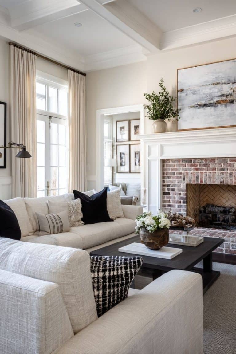 30 Stunning Red Brick Fireplaces That Prove This Classic Look Never ...