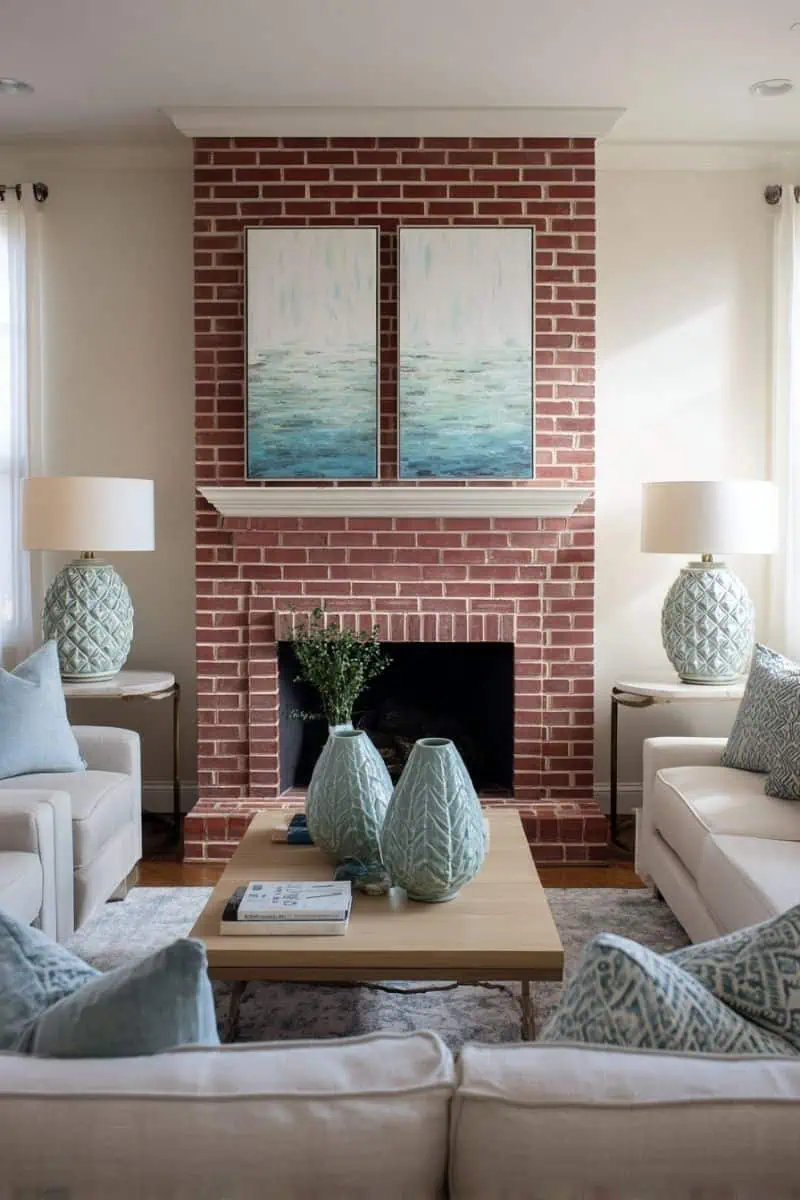 30 Stunning Red Brick Fireplaces That Prove This Classic Look Never ...