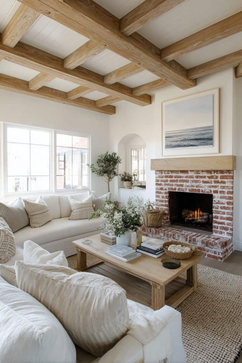 30 Stunning Red Brick Fireplaces That Prove This Classic Look Never ...