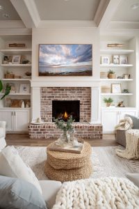 30 Stunning Red Brick Fireplaces That Prove This Classic Look Never ...