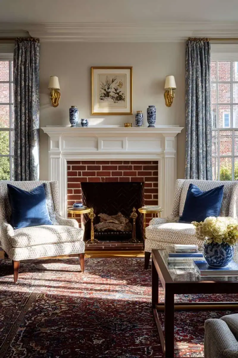 30 Stunning Red Brick Fireplaces That Prove This Classic Look Never ...