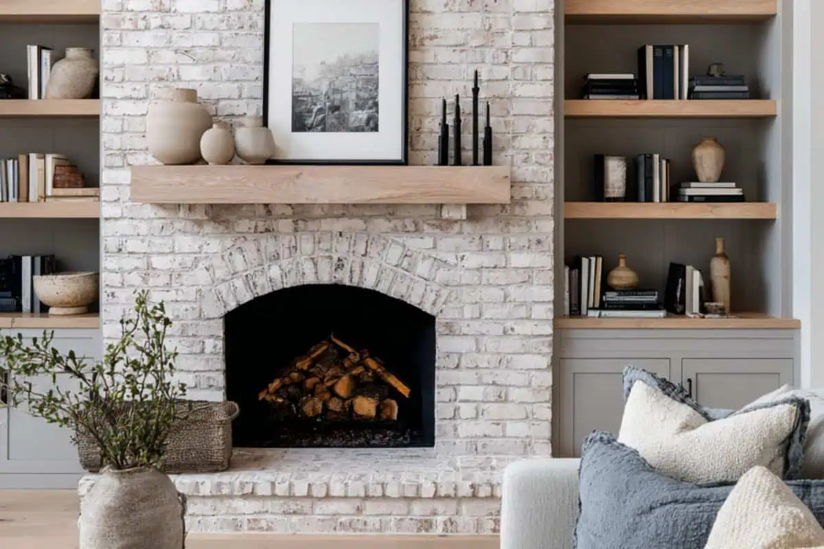 Whitewash Brick Fireplace: 8 Inspiring Tips & Ideas You’ll Love ...