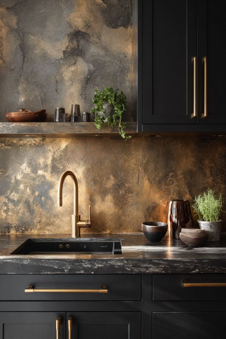 25 Dark Rustic Kitchen Ideas That Prove Moody Can Still Be Cozy ...