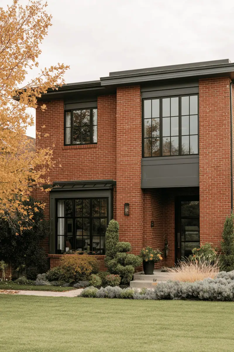 10 Stunning Colors That Go With Red Brick Homes #5 Is a Game-Changer ...