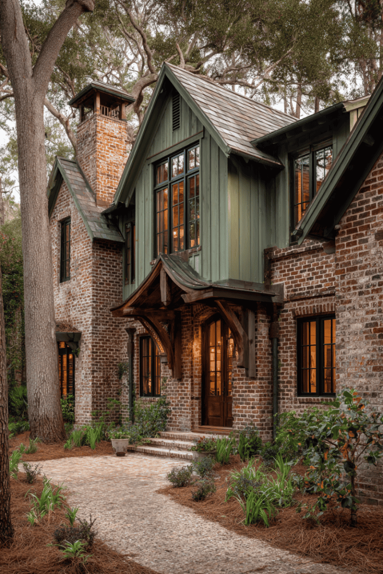 10 Stunning Colors That Go With Red Brick Homes #5 Is a Game-Changer ...
